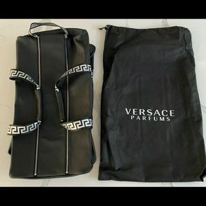 Versace | Bags | Versace Duffel Bag Gym Weekender Traveler Bag Luggage ...